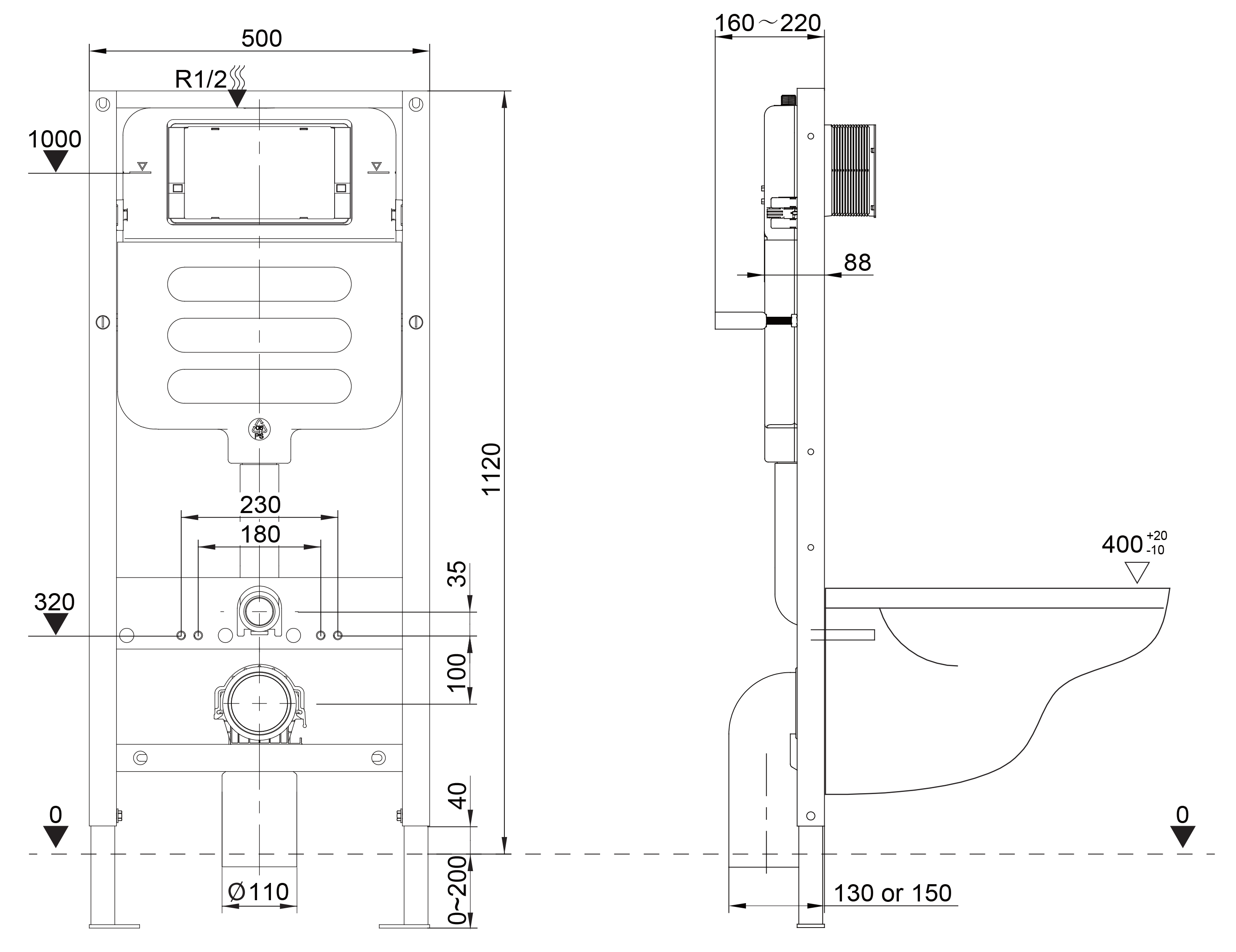 Frames, Cisterns and Flush Plates – www.Houseofpiccadilly.com