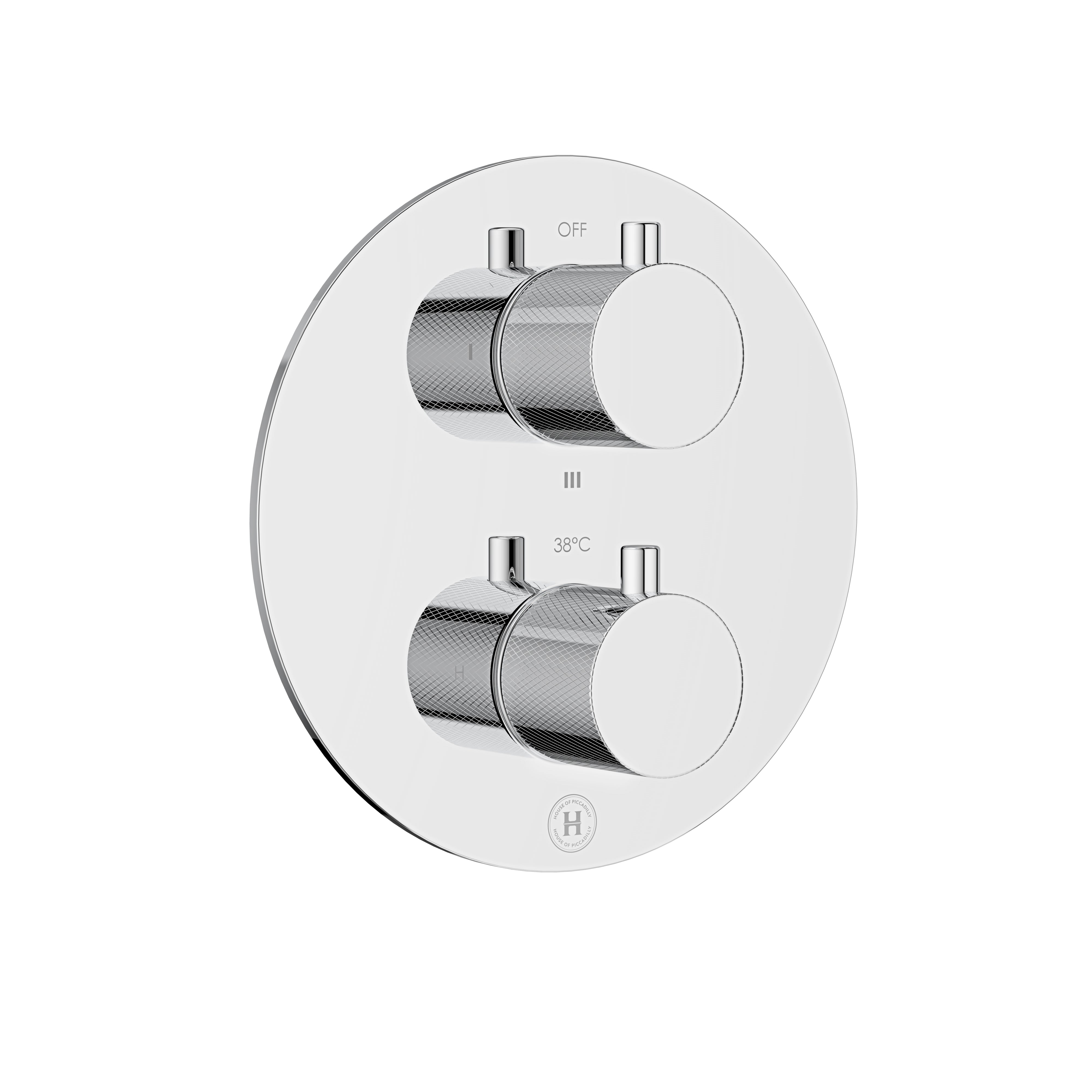 Showering | Two/Three-way Concealed Thermostatic Round Shower Valve wi ...