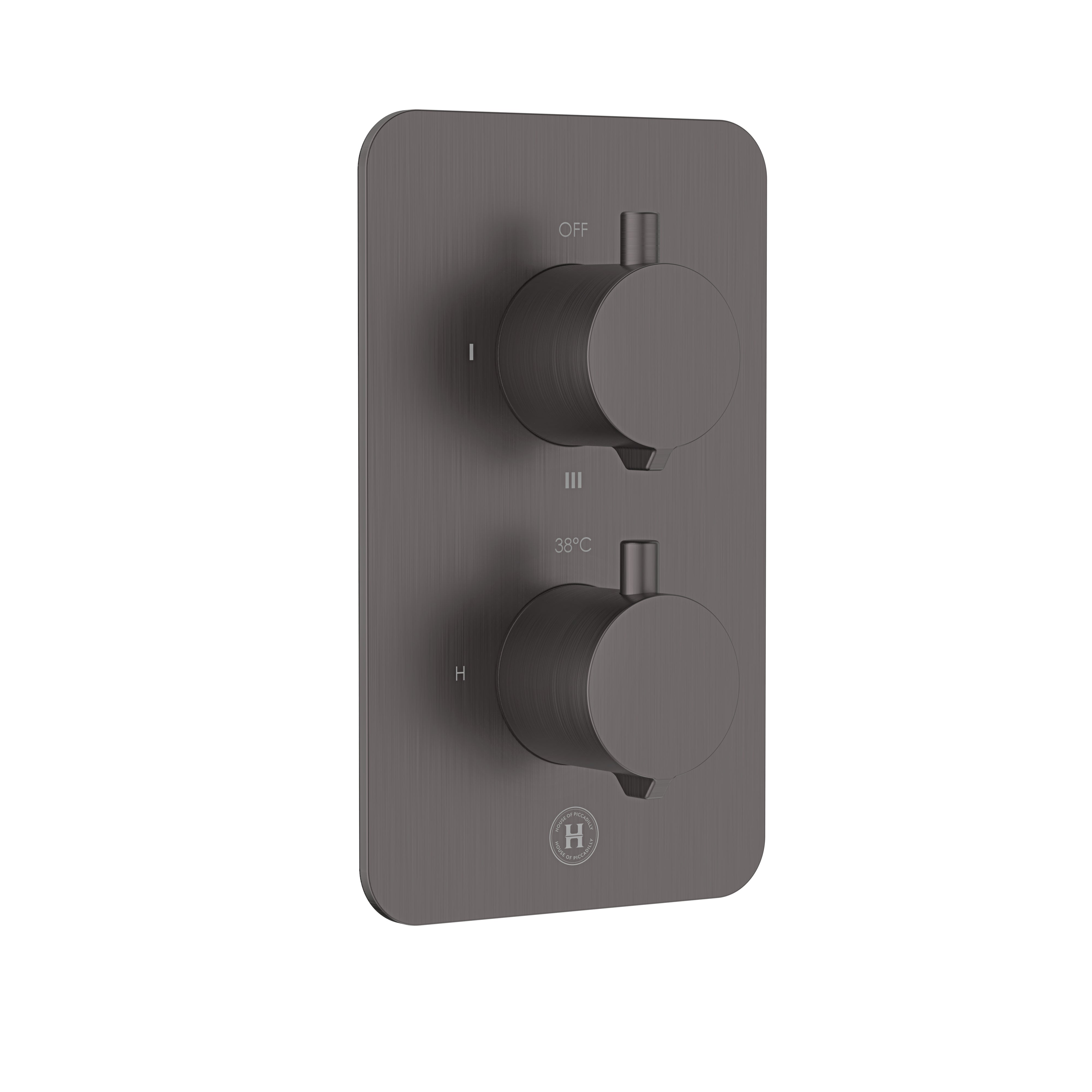 Showering | Two/Three-way Concealed Thermostatic Square Shower Valve ...